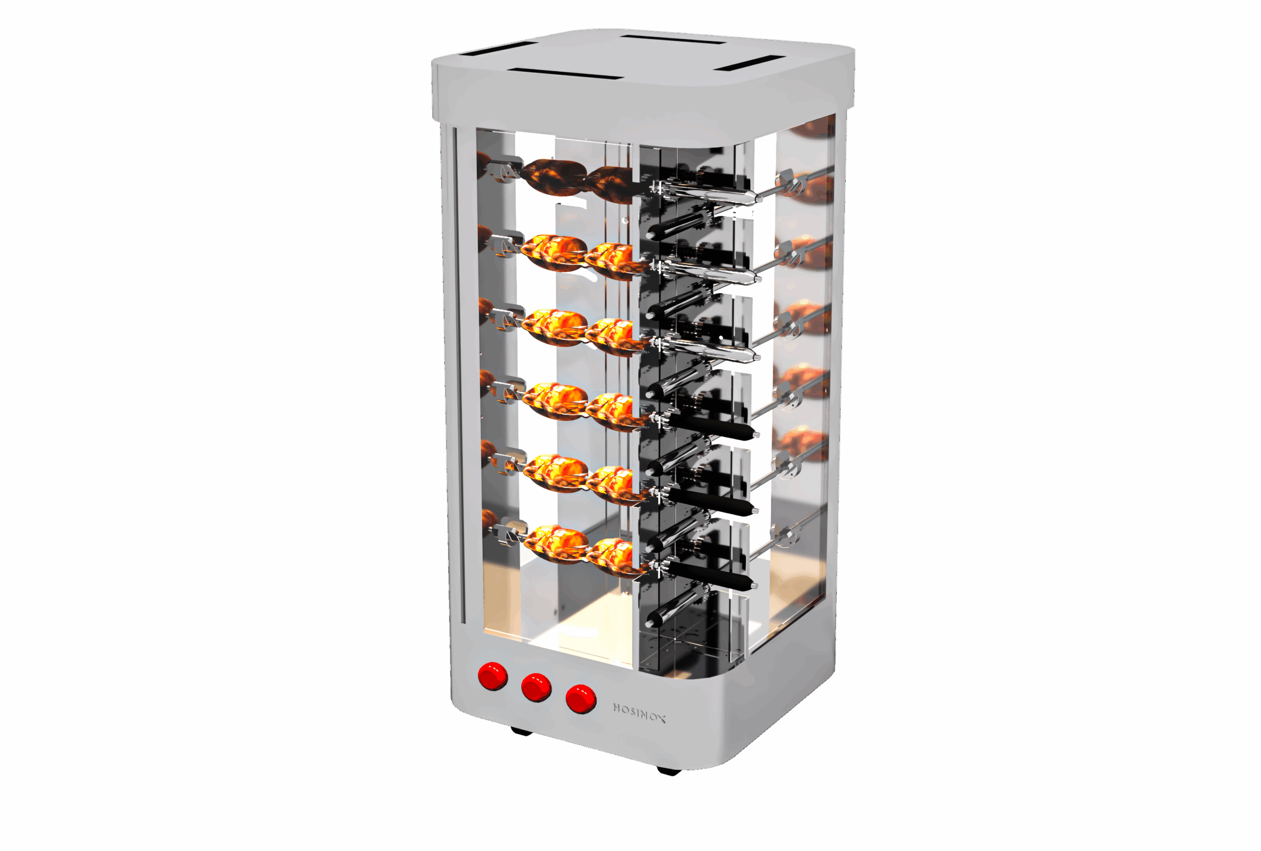 Vertical Rotisserie Chicken Grill – Hosinox Company